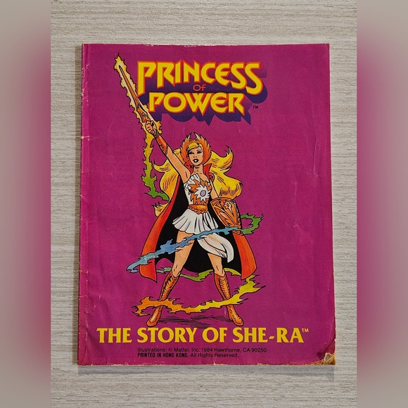 masters Of The Universe | Art | Vtg Original 984 Princess Of Power ...